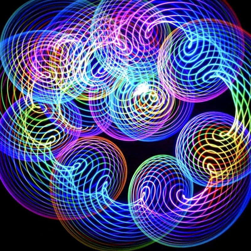 Hula Hoops Australia - Rainbow Unicorn LED Hula Hoop - Hoop Empire