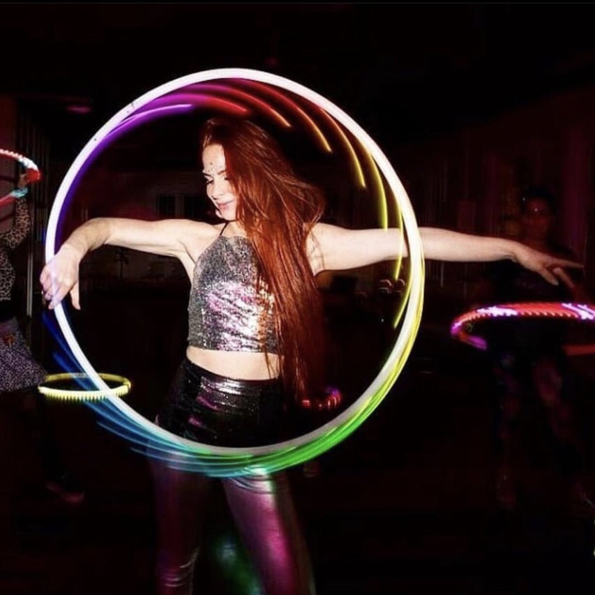 Hula Hoops Australia - Rainbow Unicorn LED Hula Hoop - Hoop Empire