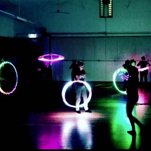 Hula Hoops Australia - Rainbow Unicorn LED Hula Hoop - Hoop Empire